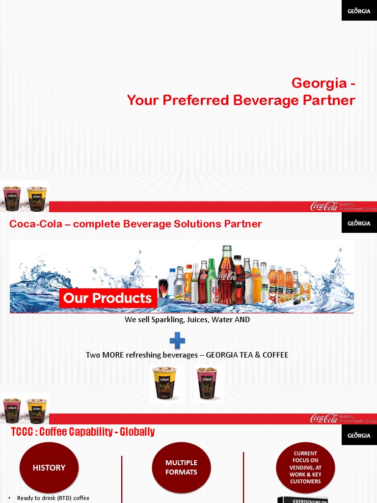 Georgia - Your Preferred Beverage Partner | PDF | Coffee | Drink
