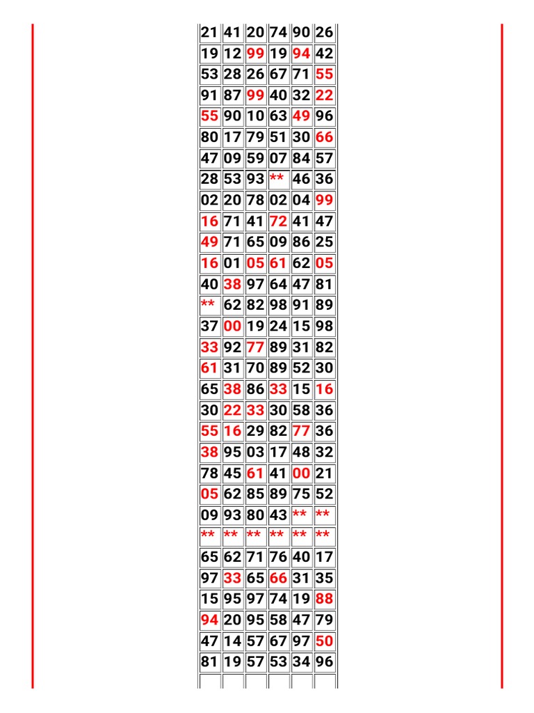 Kalyan Matka Chart Record Kalyni Chart Online | Download Free PDF ...