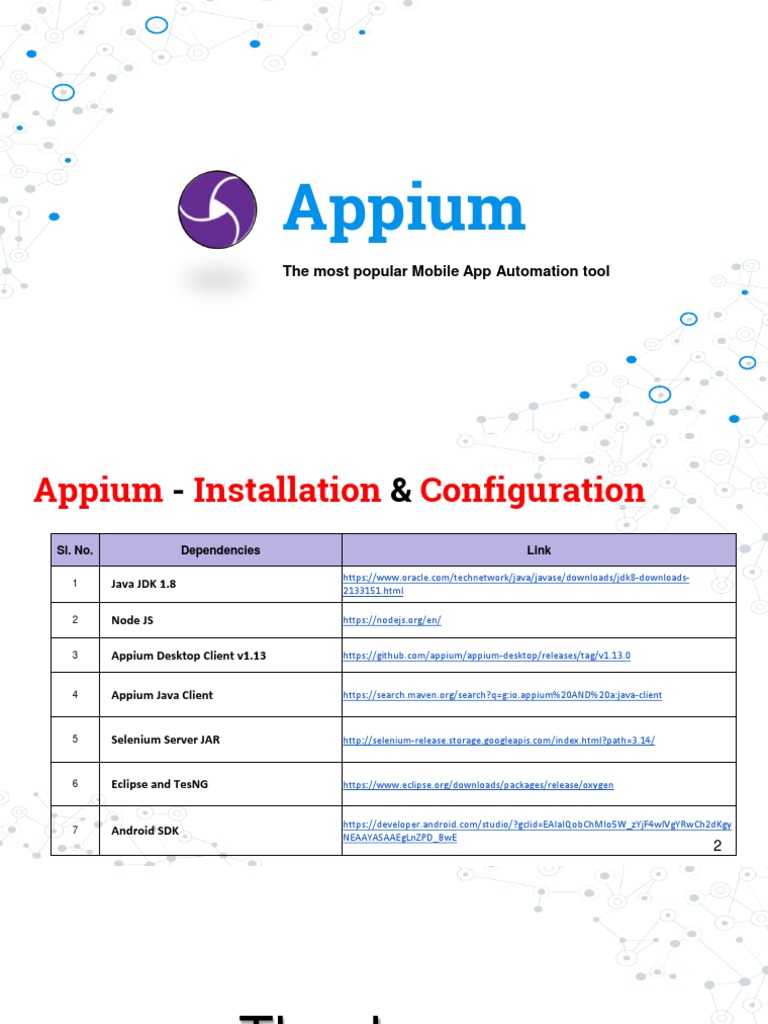 Appium Setup: Installation Guide | PDF | Java (Programming Language) | Software Engineering