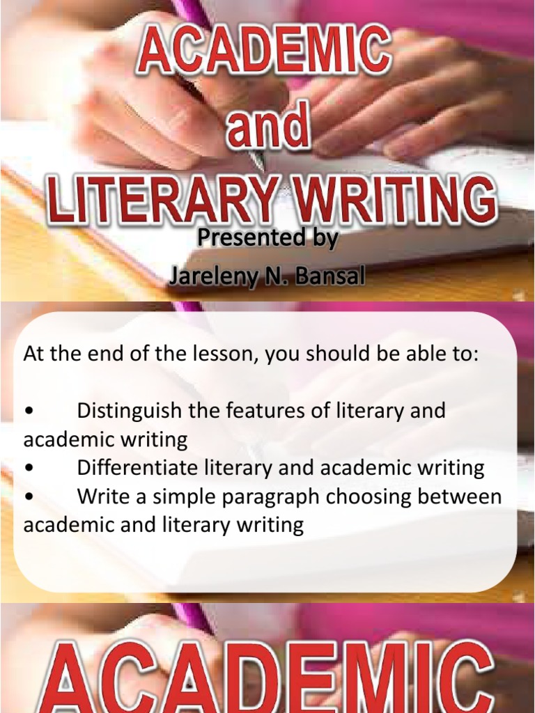 Literary Writing Vs Academic Writing | PDF