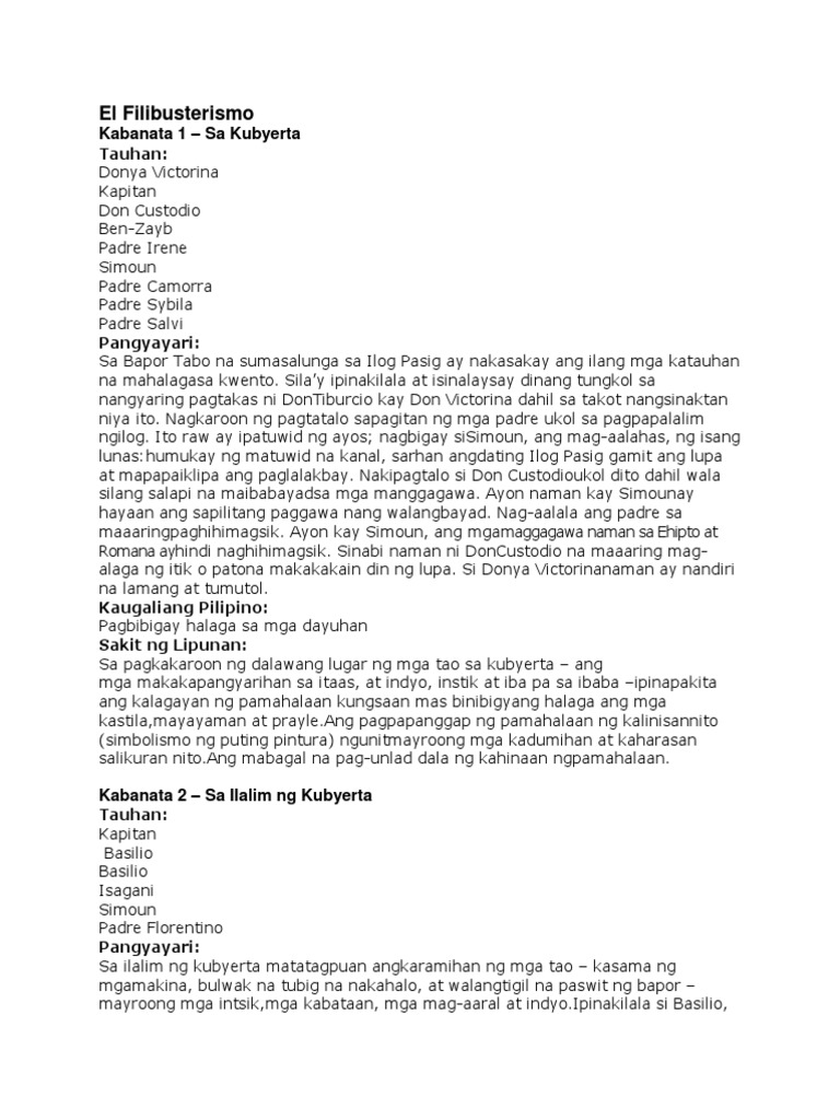 El Filibusterismo | PDF