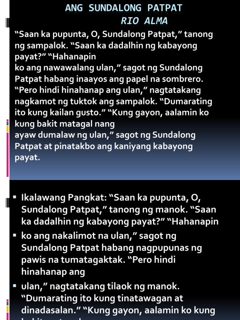 Ang Sundalong Patpat | PDF
