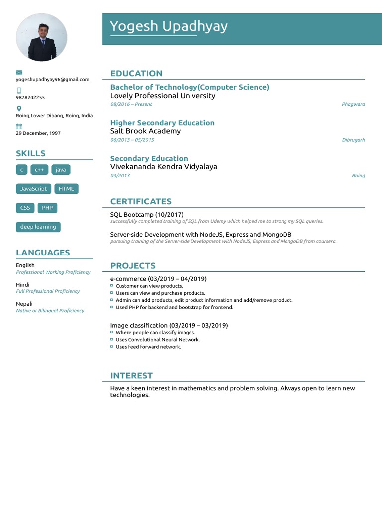 Yogesh's Resume | PDF | Computing | Software