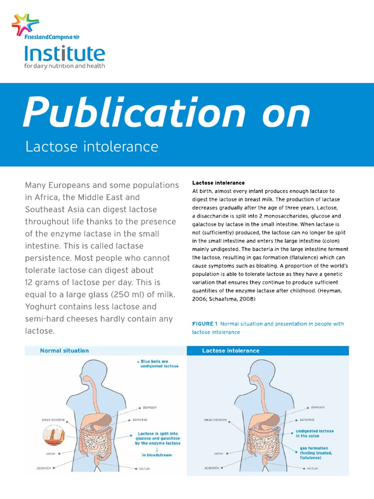 Lactose Intolerance PDF | PDF