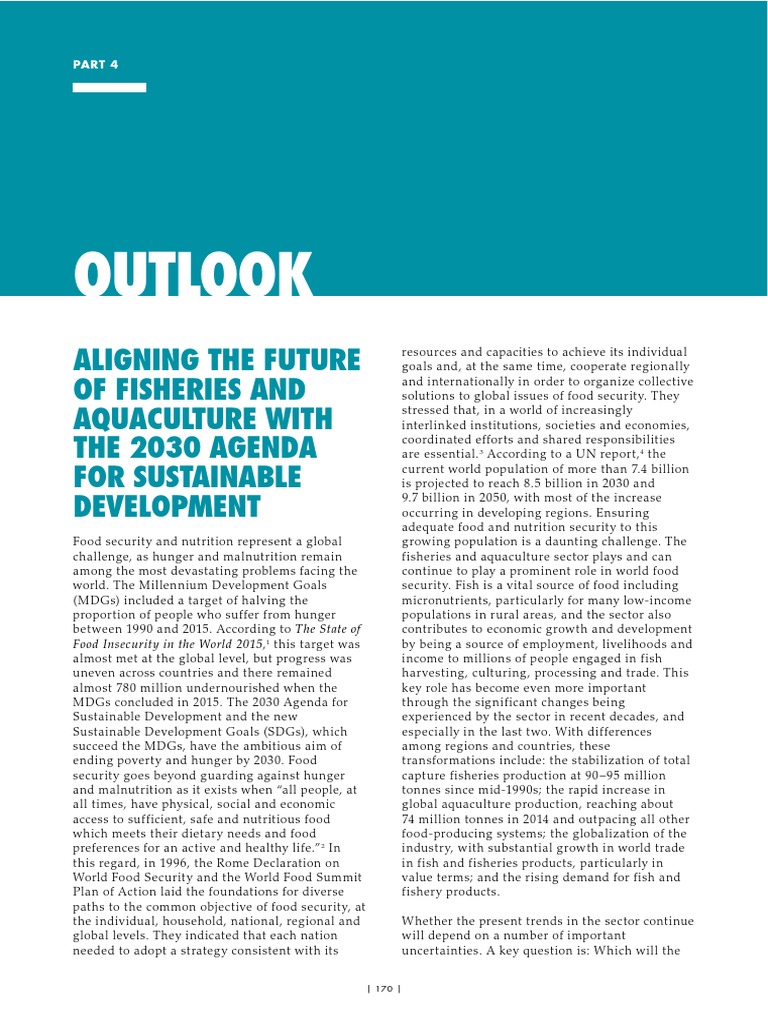 Aligning The Future of Fisheries and Aquaculture With The 2030 Agenda ...