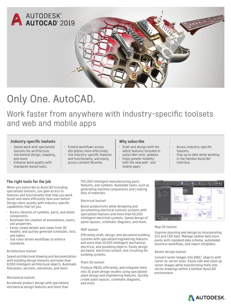 Autocad 2019 Brochure en | PDF | Auto Cad | Software