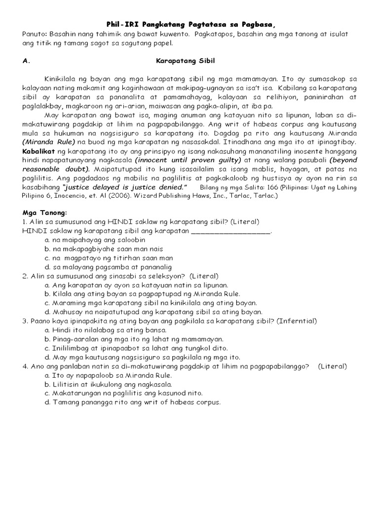 Appendix A1 GST - Filipino | PDF