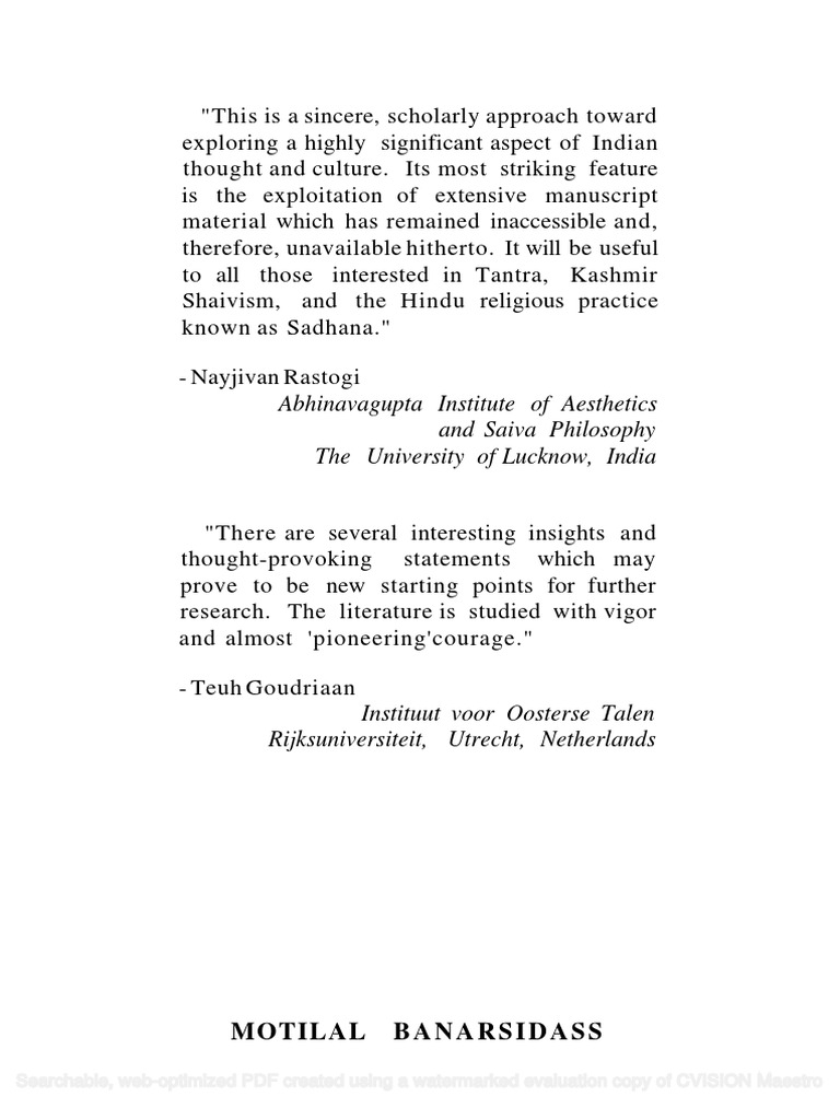 Canon of The Kaula Tradition PDF | PDF | Tantra | Puranas