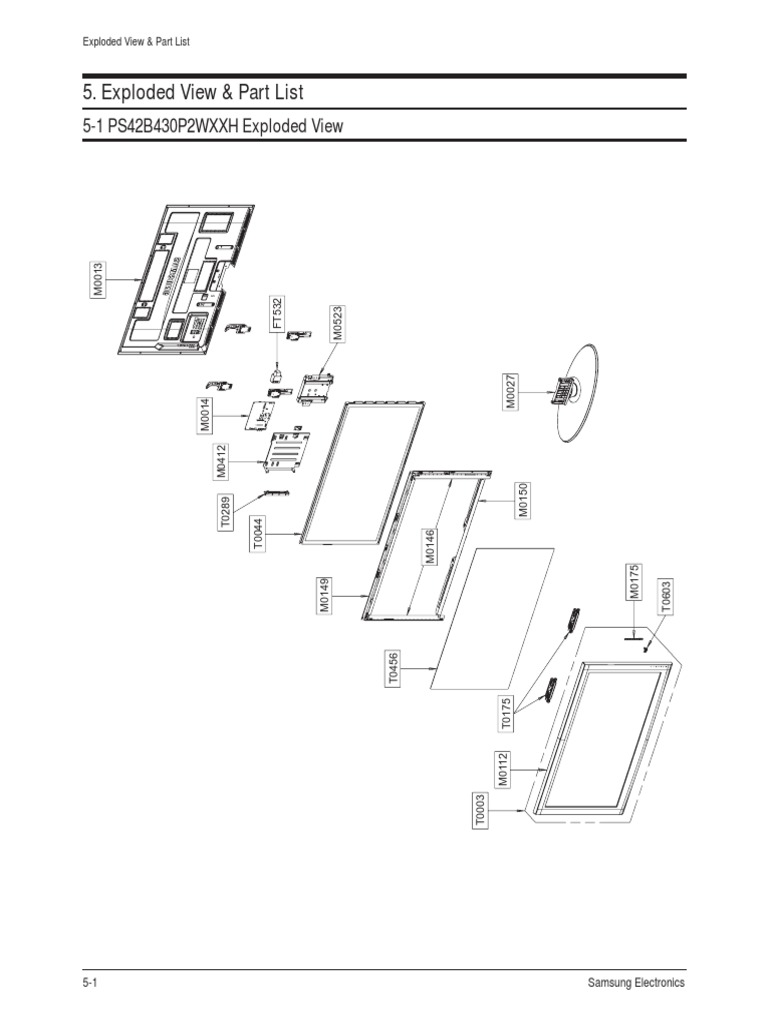 Exploded View & Part List | PDF | Electronics | Electronic Engineering
