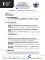 Earthquake Drill Evaluation Form | PDF | Disaster Preparedness ...