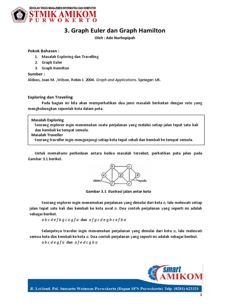 2017110617098505-Graph Euler Dan Graph Hamilton PDF | PDF