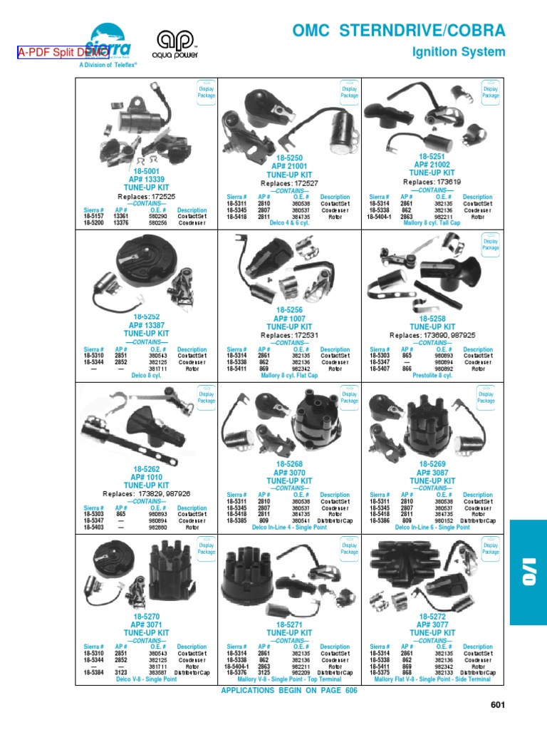 OMC Sterndrive | PDF | Distributor | Ignition System