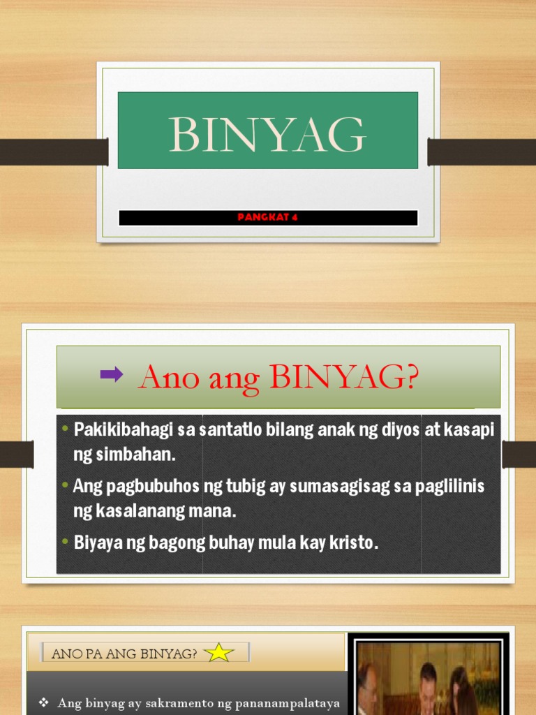 Binyag Project Icar | PDF