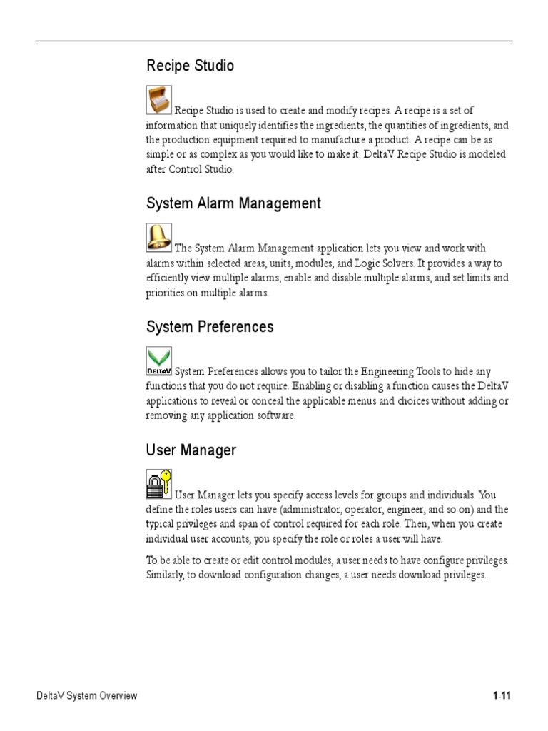 Recipe Studio: Deltav System Overview | PDF | Business