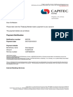Capitec Payment Slip. | PDF