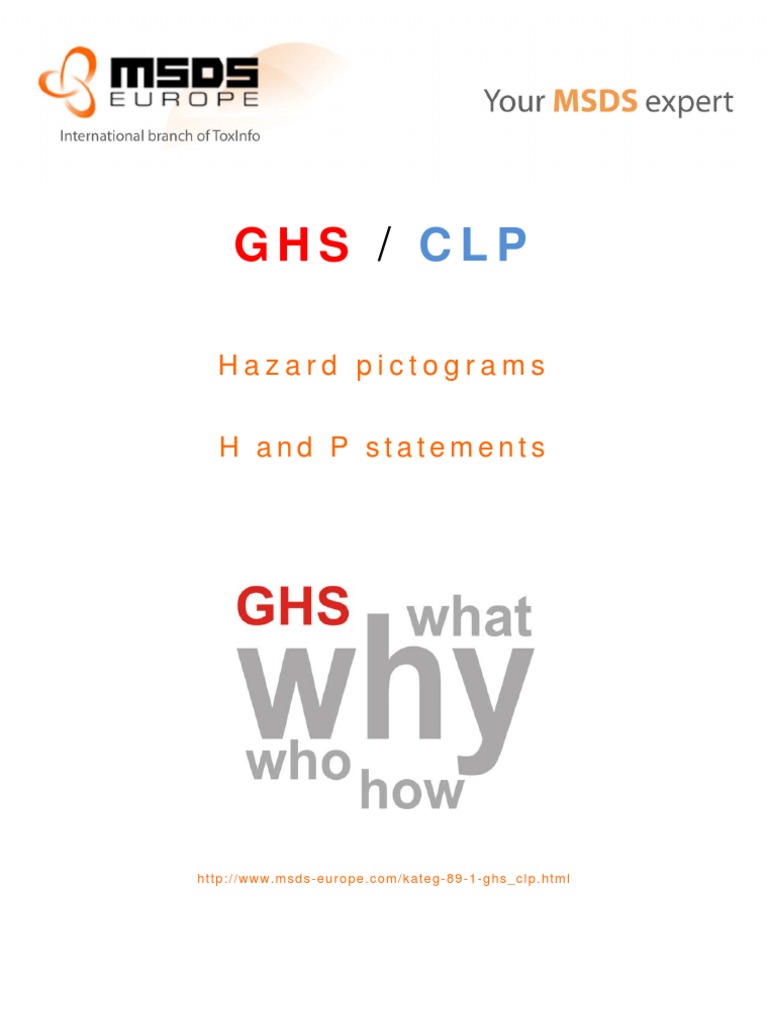GHS CLP Hazard Pictograms, H and P Statements | Download Free PDF ...