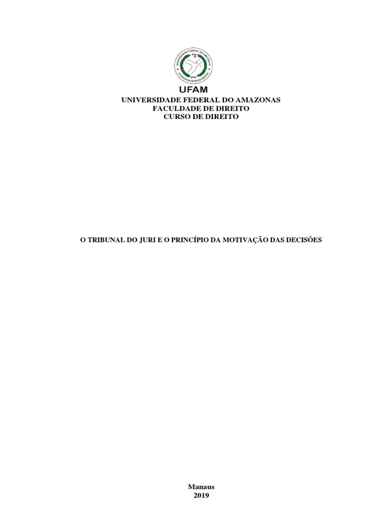 Projeto de Pesquisa Priscila UFAM PDF | PDF | Constituição ...