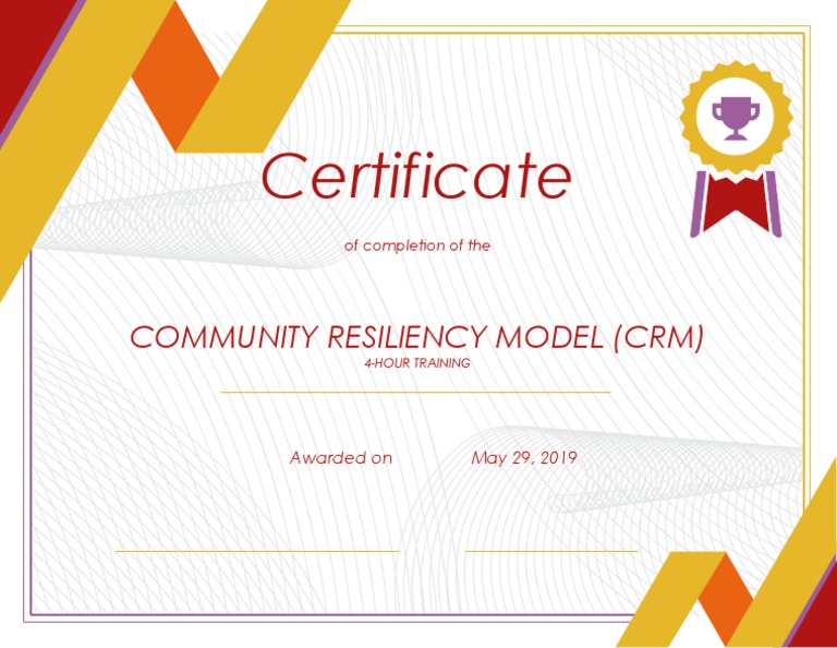 CRM Training Certificate | PDF