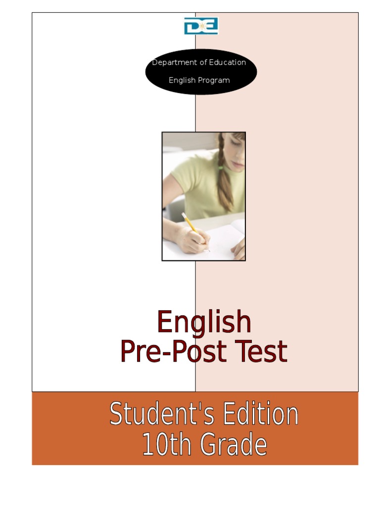 Pre - Post Test Student's Edition 10 | PDF | Narration