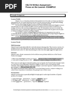 Assignment 3 Language Skills Related Tasks | PDF | Reading (Process) | Cognition