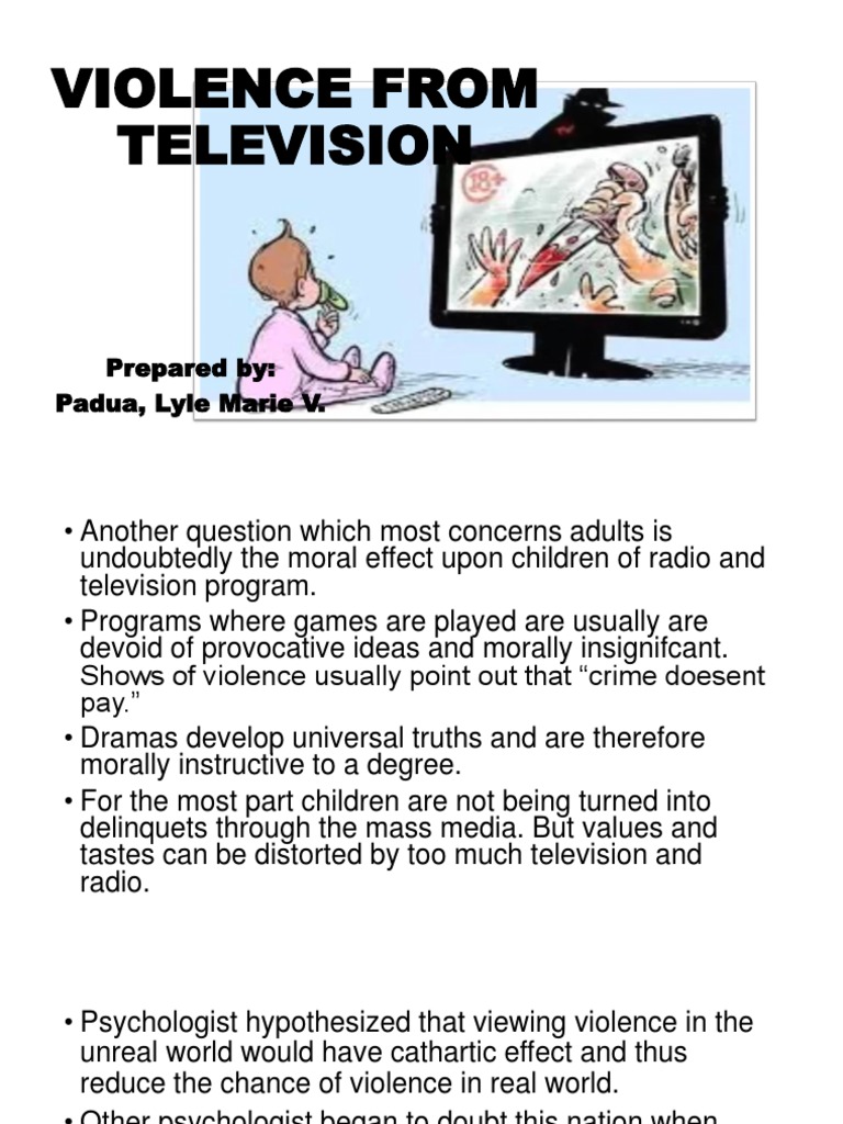 Impact of Television Violence on Children | PDF | Violence | Teachers