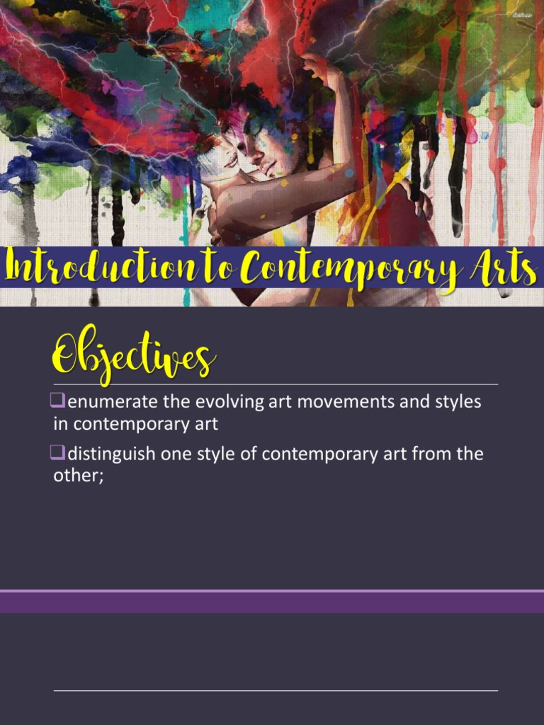 An Overview of Contemporary Art Movements and Styles | PDF | Paintings ...