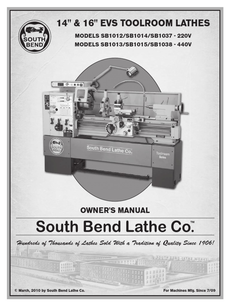 Southbend Lathe Manual Pdf Metalworking Manufactured Goods