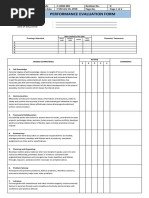 Job Trainee Performance Evaluation Form | PDF | Performance Appraisal ...