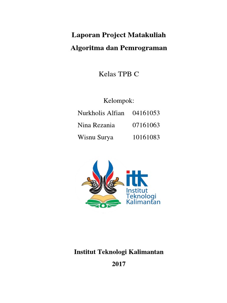 Laporan Project Matakuliah ALPRO | PDF