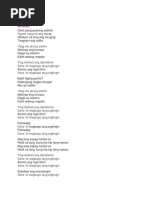Pagtingin Lyrics | PDF