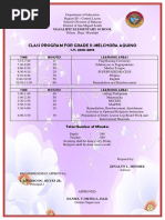 Grade 3 Class Program 2022-2023 | PDF | Schools | Learning