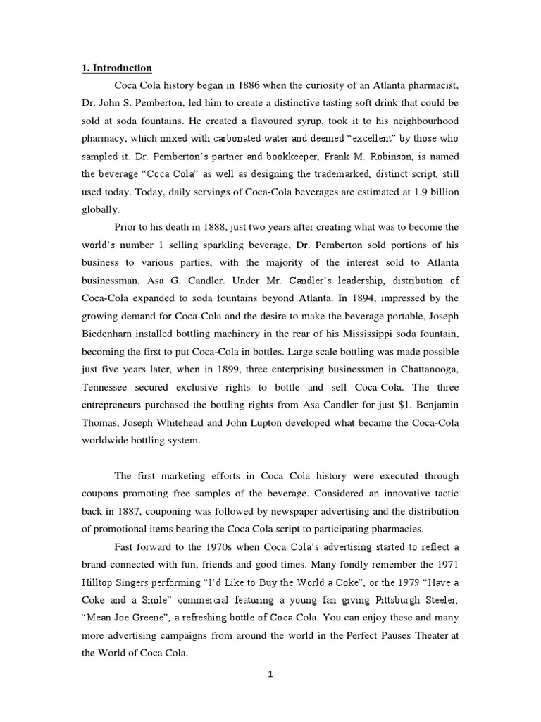 Sunzi Complete Assignment | PDF | Coca Cola | Pepsi Co