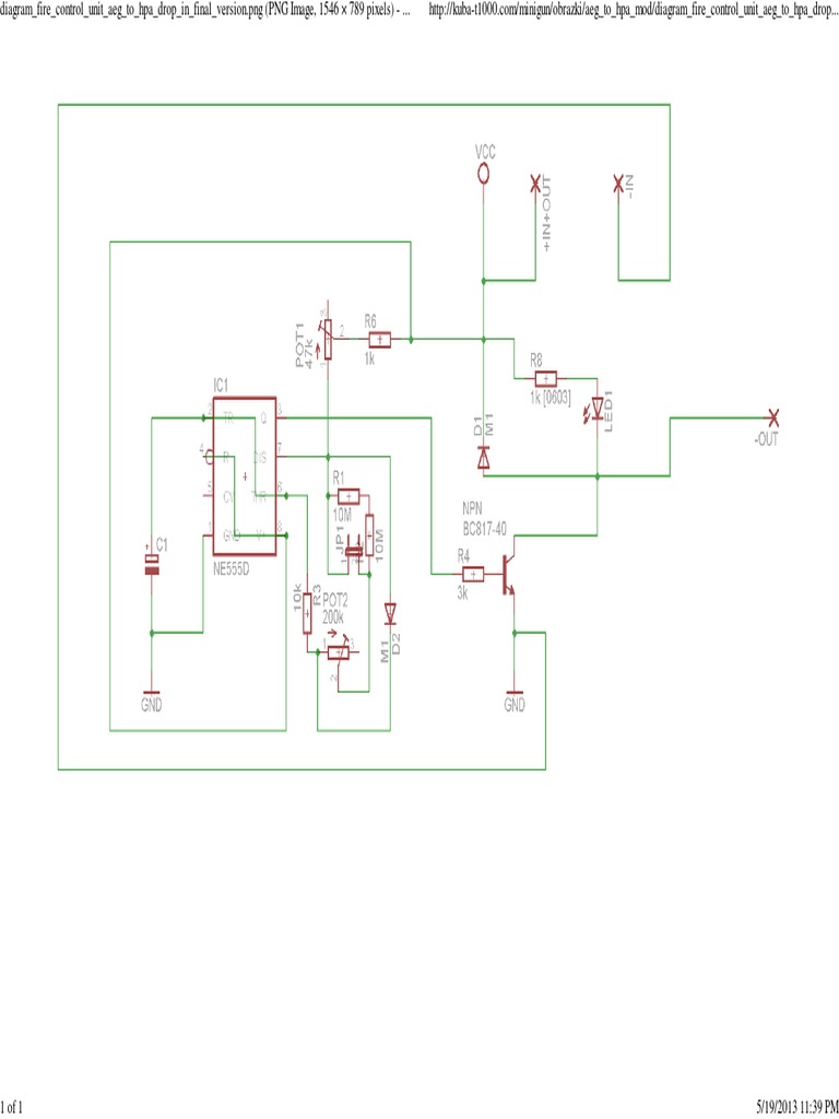 Diagram Fire Control Unit Aeg To Hpa Drop in Final Version | PDF