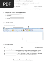 CBSE Class 3 Computer Practice Worksheet (11) - With Answers | PDF ...