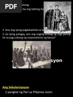 Ang Pag-Usbong NG Panggitnang Uri o Uring Mestizo | PDF