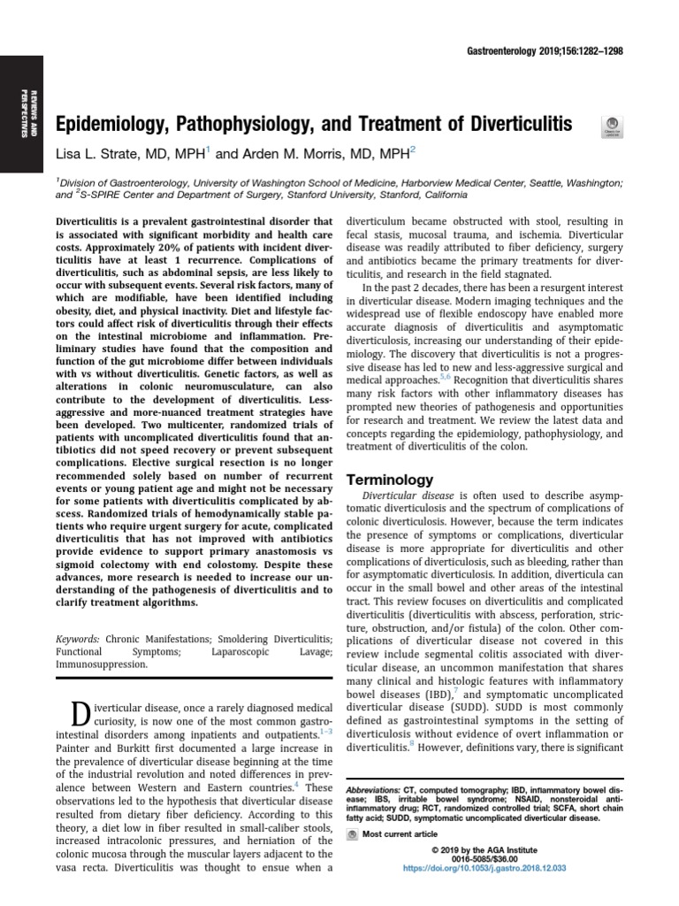 Diverticulitis | PDF | Gut Flora | Irritable Bowel Syndrome
