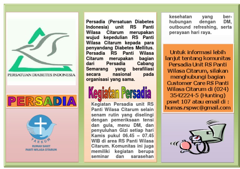 Leaflet Persadia | PDF