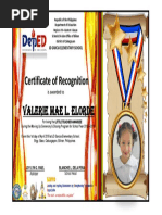 Certificate of Recognition For Feeding Program | PDF