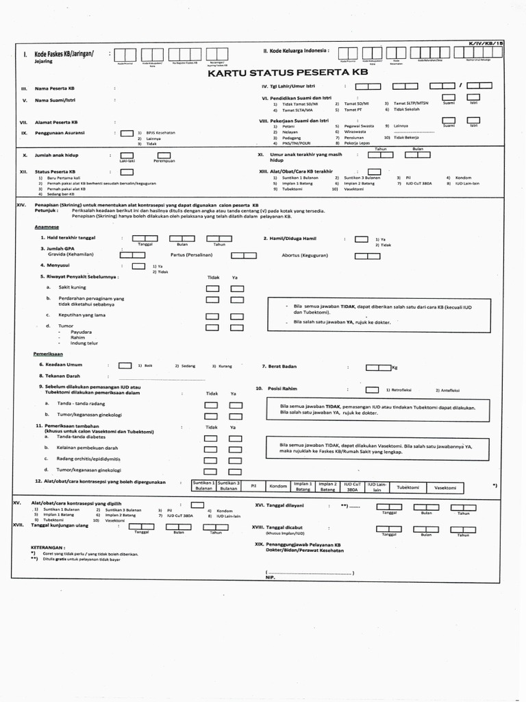 Kartu k4 KB PDF | PDF