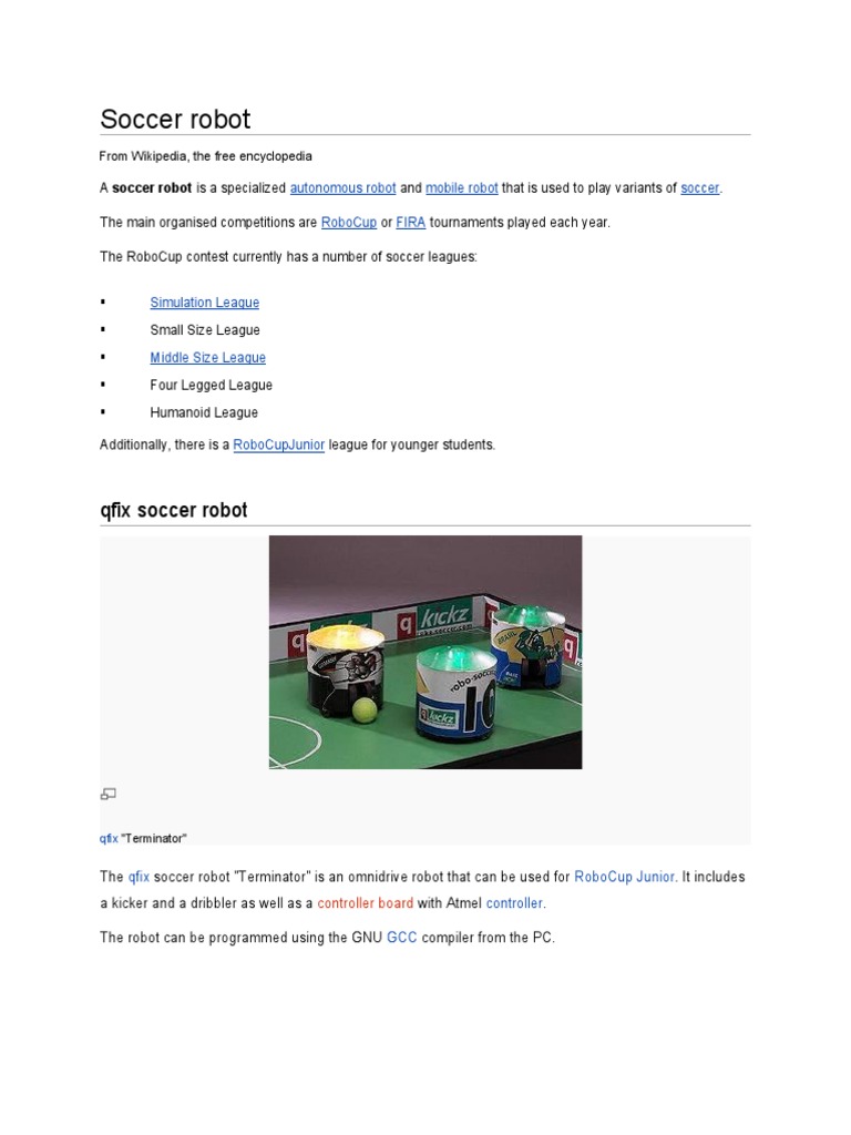 Soccer Robot | PDF