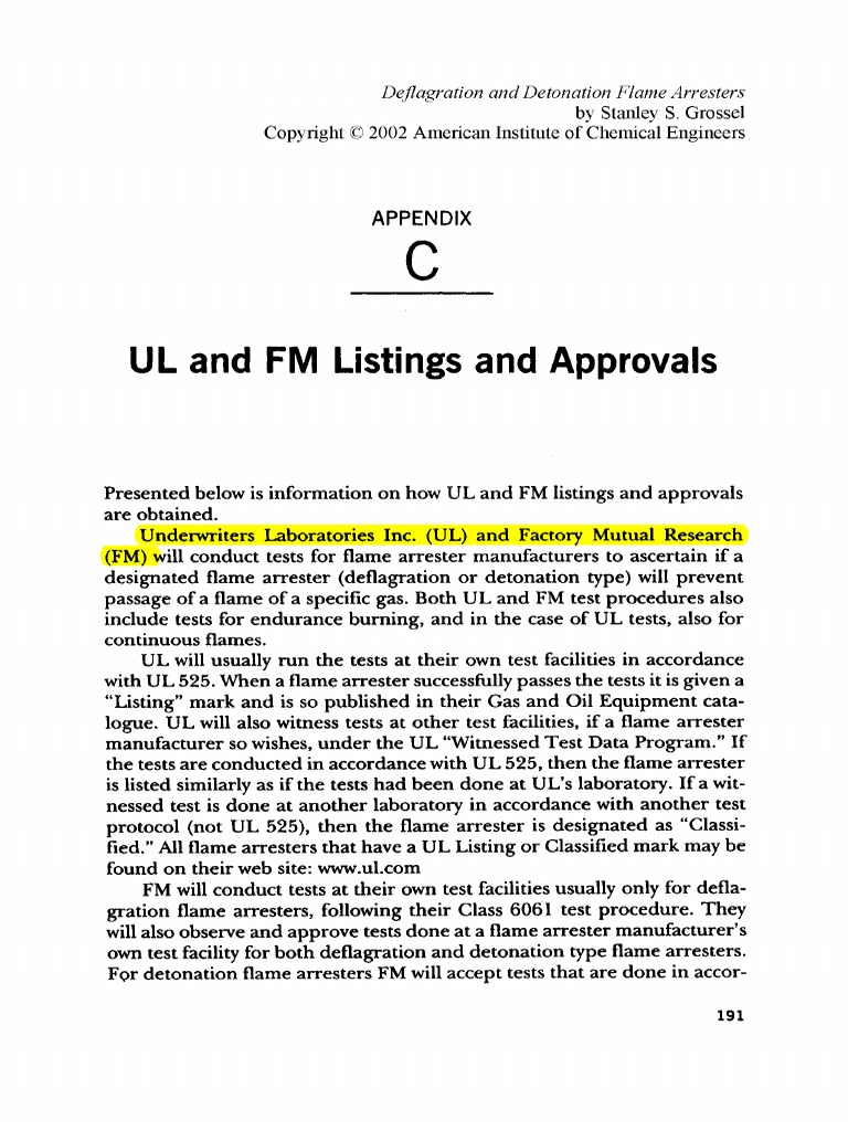 Ul - FM Approvals PDF | PDF