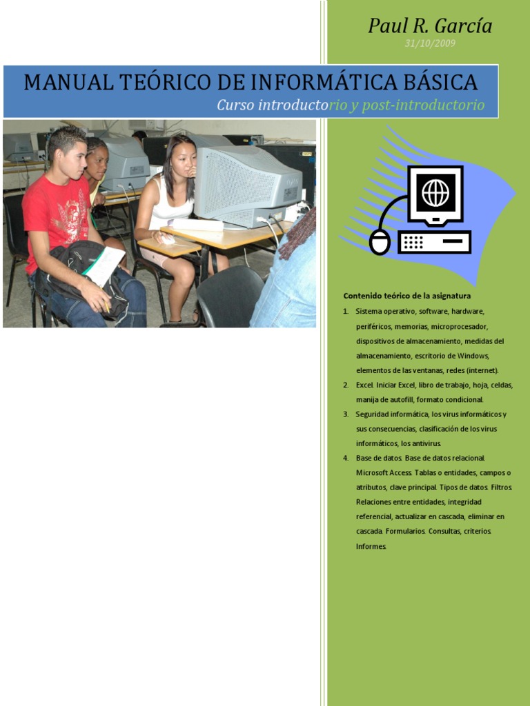 Manual Teórico de Informática Básica | PDF | Malware | Hardware de la ...