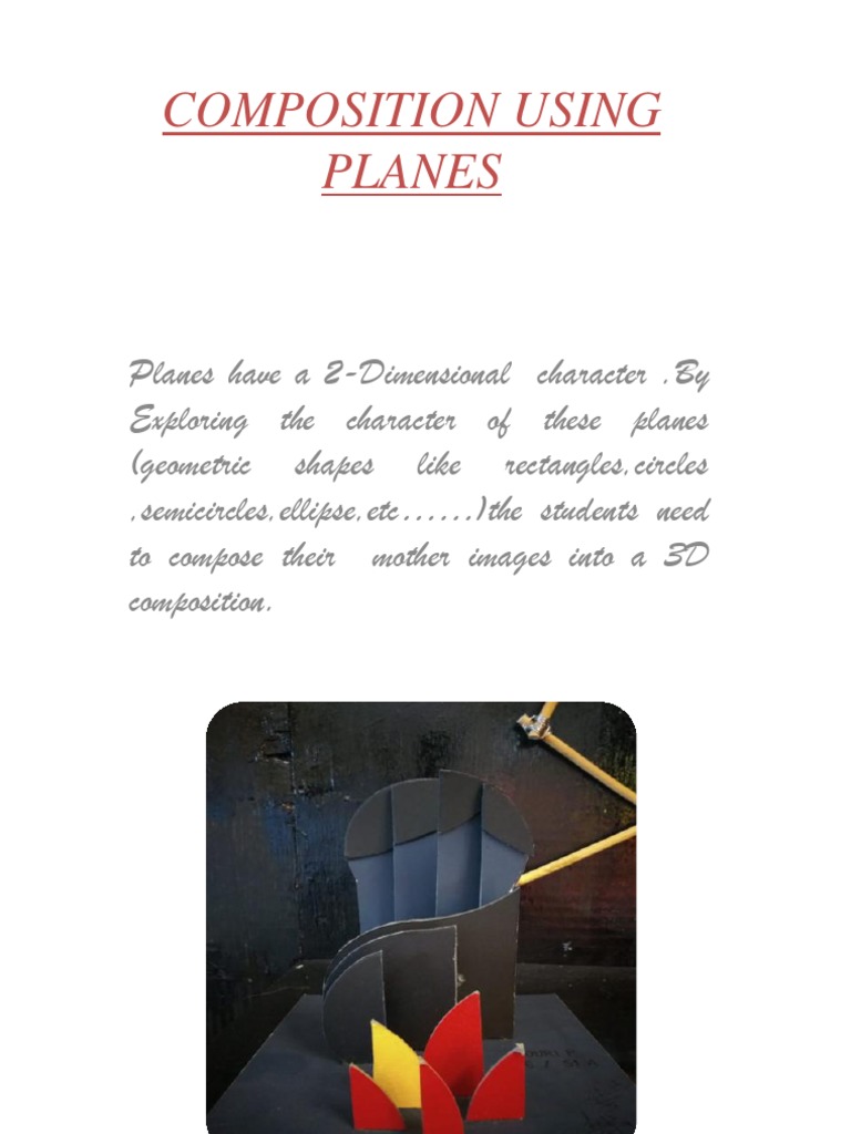 3D Composition with 2D Planes | PDF | Teaching Methods & Materials ...