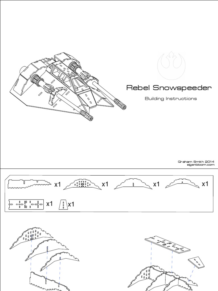 Snowspeeder Instructions | PDF