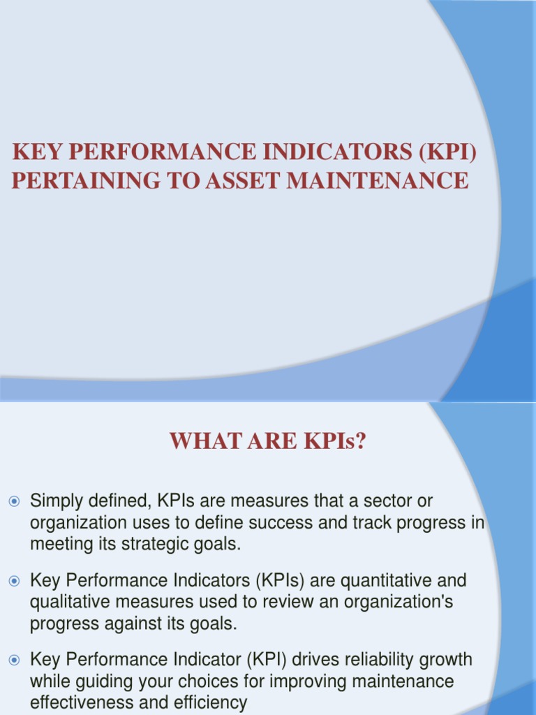 Key Performance Indicators | PDF | Performance Indicator | Road