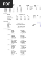Productivity Rate Labor Chart | PDF | Masonry | Concrete