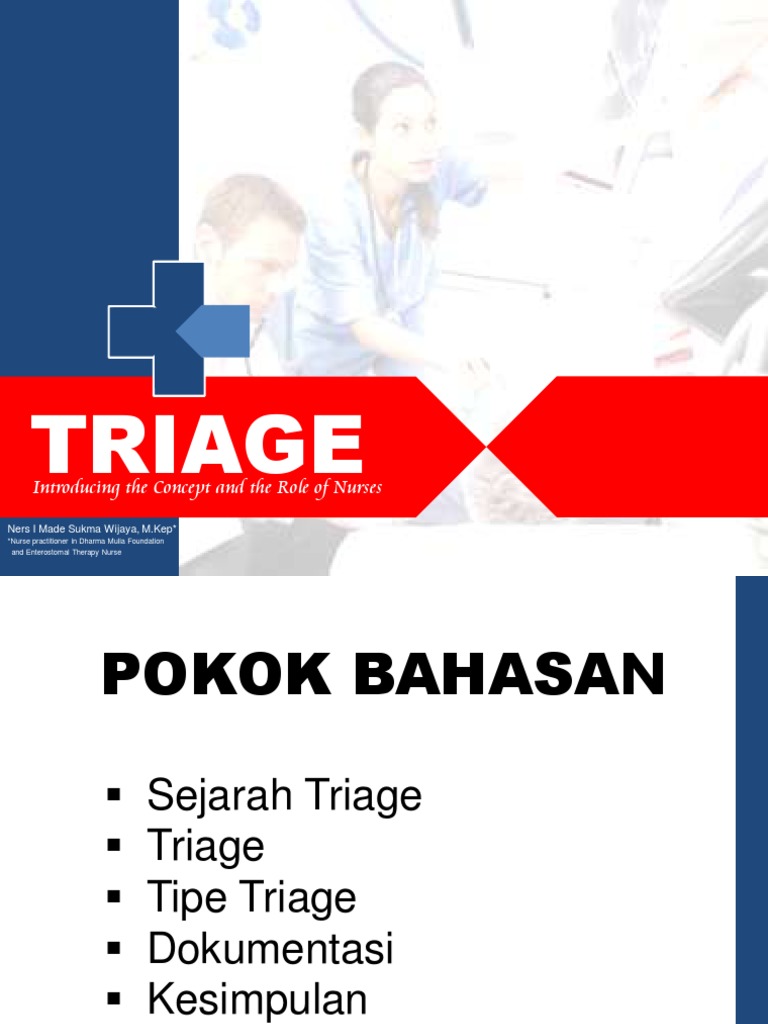 Triage | PDF | Emergency Department | Traumatology