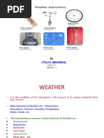 Meteorological Instruments and Their Uses | PDF | Wind Speed ...