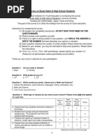 Academic Performance Scale: Sa - Strongly Agree A | PDF