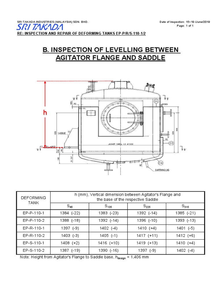 BTank Inspection (DRAFT) Rev.2 | PDF